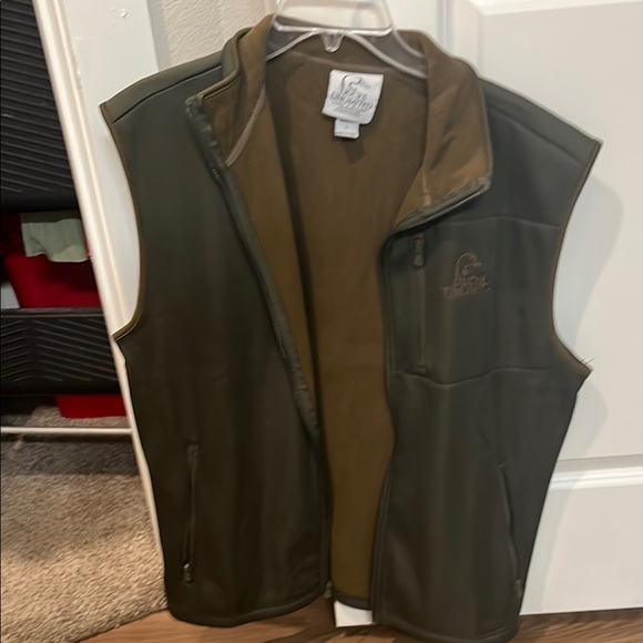 Ducks Unlimited | Jackets & Coats | Mens Olive Green Softshell Vest New ...